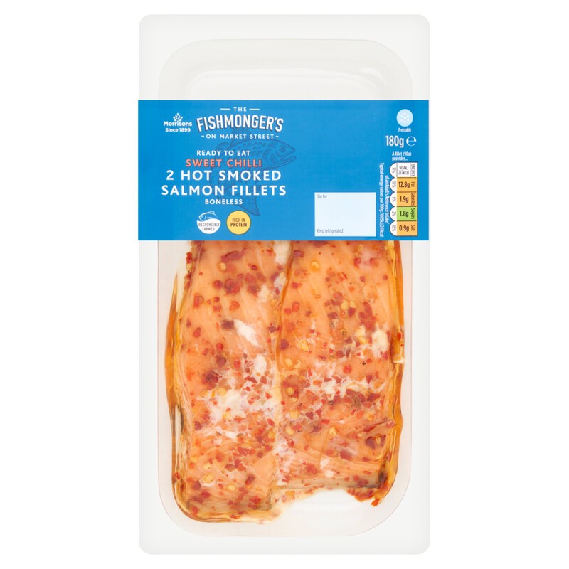 Morrisons Hot Smoked Sweet Chilli Salmon Fillet 2 Pack - Morrisons ...