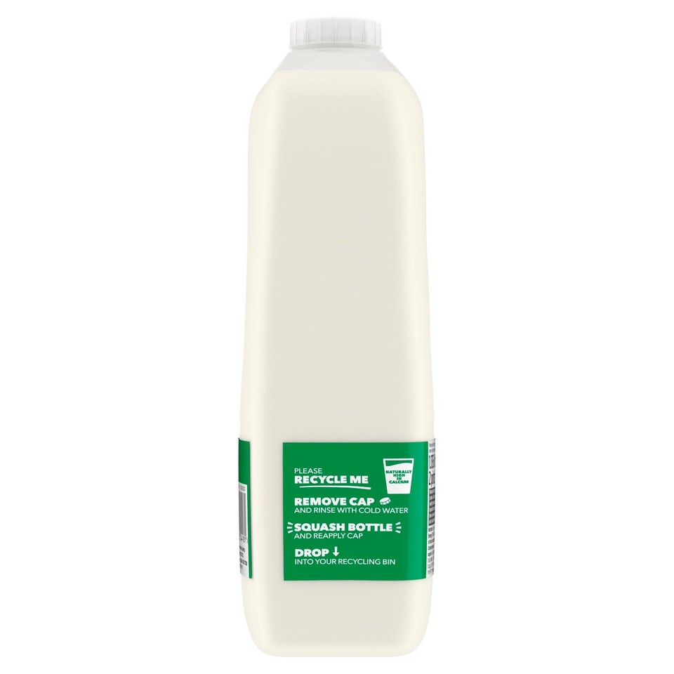 Morrisons British Semi Skimmed Milk 2 Pint - Morrisons Online Groceries ...
