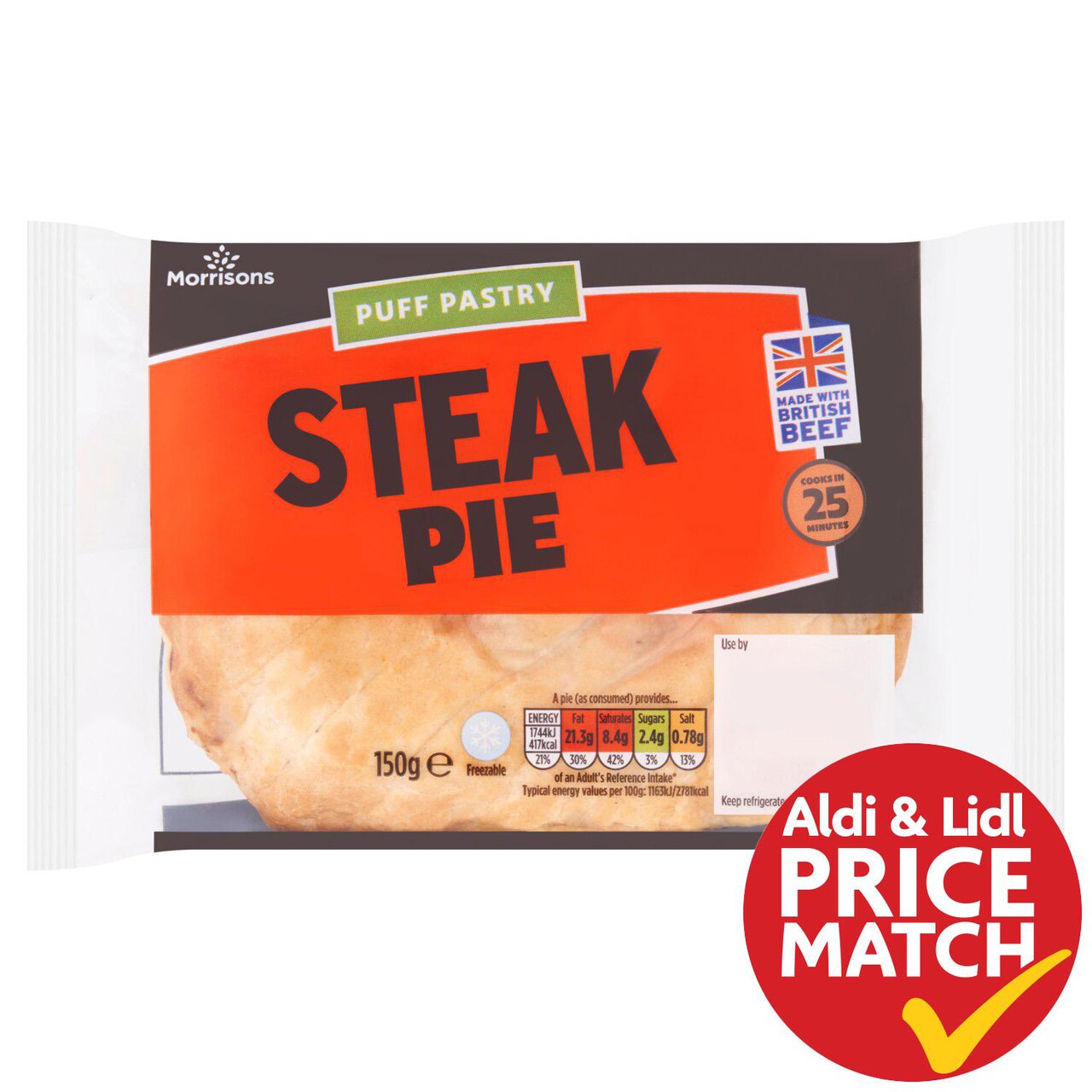 Morrisons Steak Pie - Morrisons Online Groceries & Offers