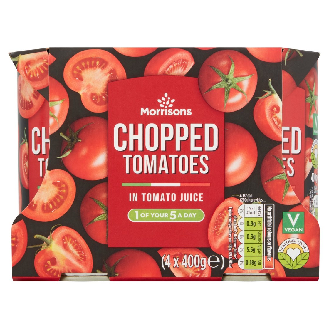 Morrisons Chopped Tomatoes (4x400g) - Morrisons Online Groceries & Offers