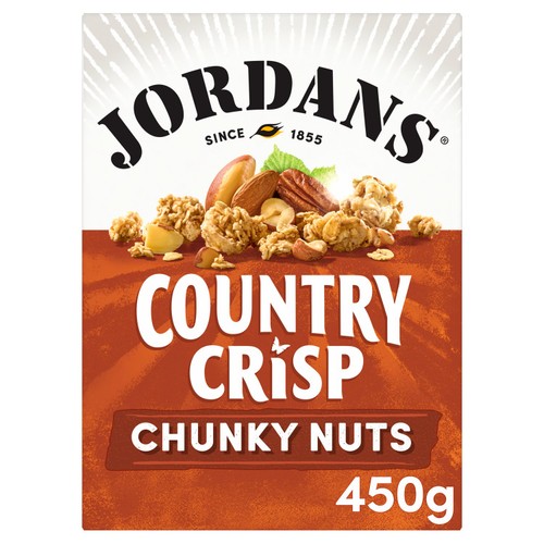 Jordans Country Crisp Chunky Nut Breakfast Cereal 450g - Morrisons ...