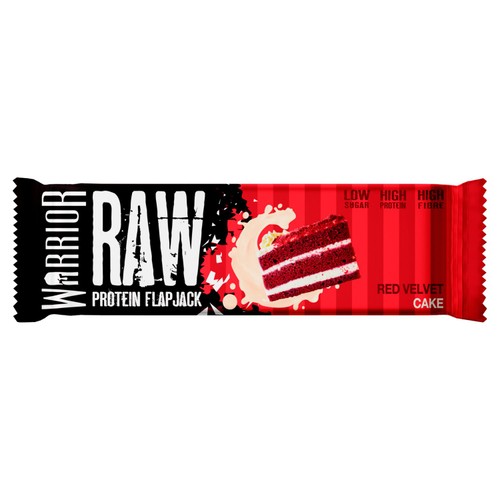 Warrior Raw Protein Flapjack Red Velvet Cake 75g - Morrisons Online ...