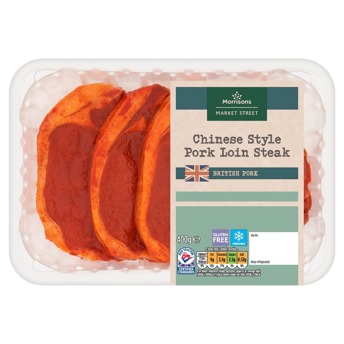 Morrisons BBQ Chinese Style Pork Loin Steaks 400g - Morrisons Online ...