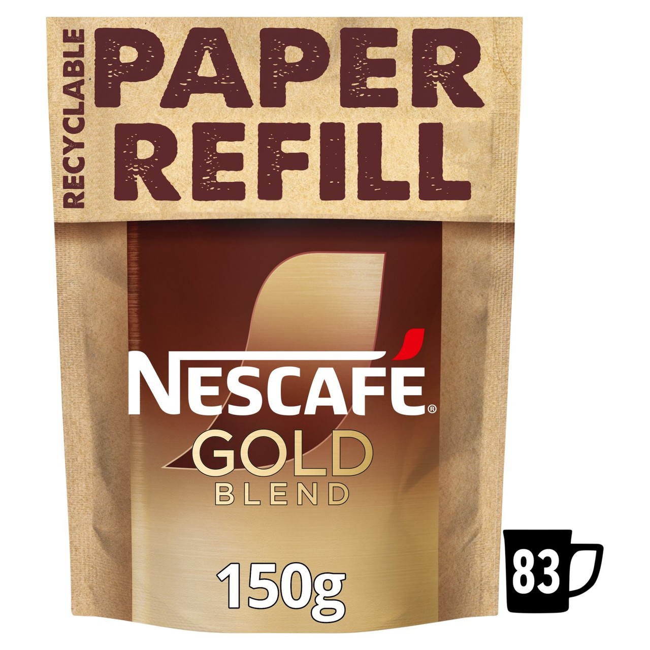 Nescafe Gold Blend Instant Coffee Refill 150g - Morrisons Online ...
