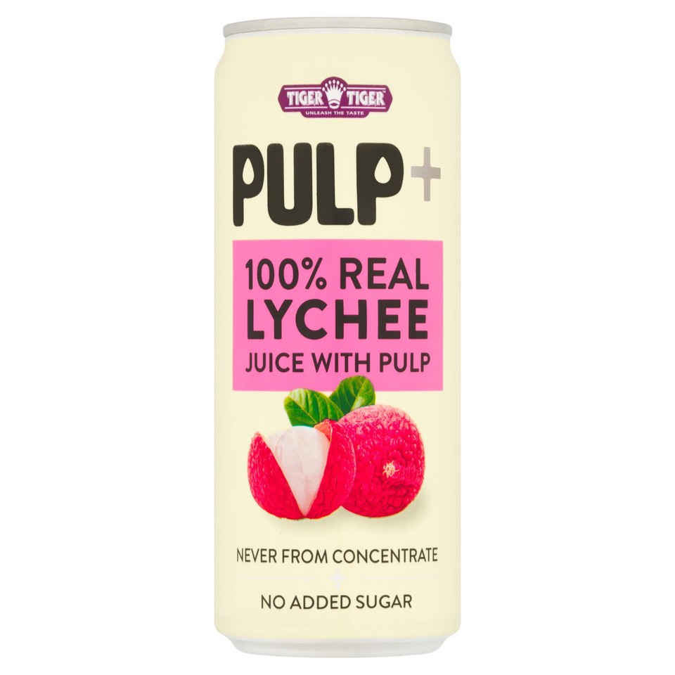 Tiger Tiger 100% Real Lychee Juice With Pulp 320ml - Morrisons Online ...