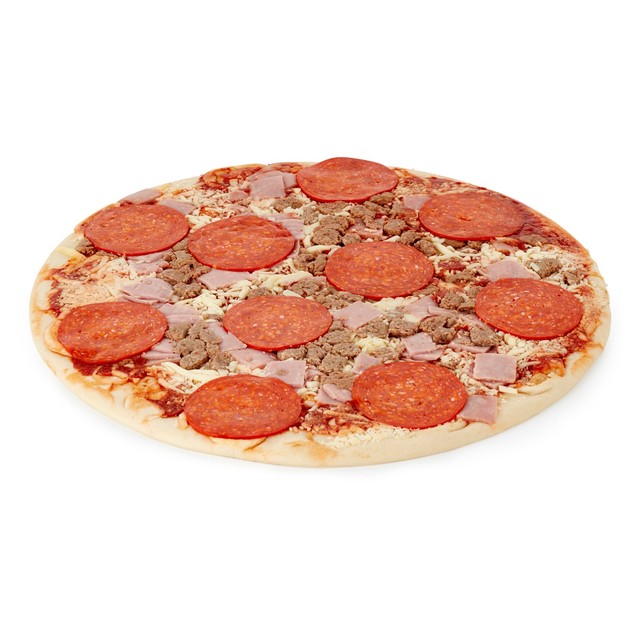 Market Street Mighty Meaty Thin Stonebaked 14" Pizza - Morrisons Online ...