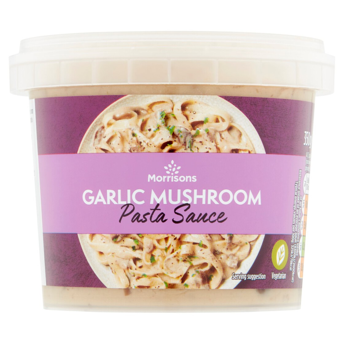 Morrisons Garlic Mushroom Pasta Sauce - Morrisons Online Groceries & Offers