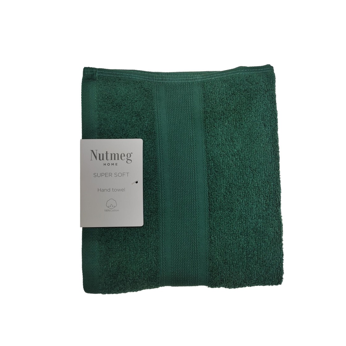 Nutmeg Home Supersoft Cotton Hand Towel Green - Morrisons Online ...
