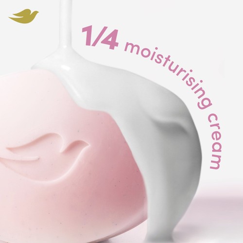 Dove Pink Beauty Bar Soap with 1/4 Moisturising Cream - Morrisons ...