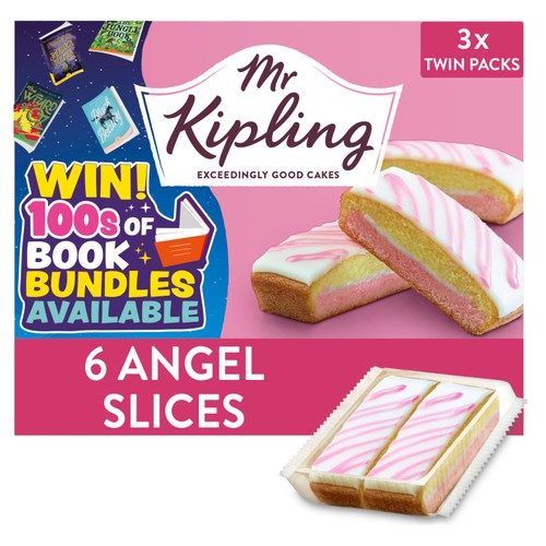 Mr Kipling Angel Slices Cakes Multipack Snack 3x2pk - Morrisons Online ...