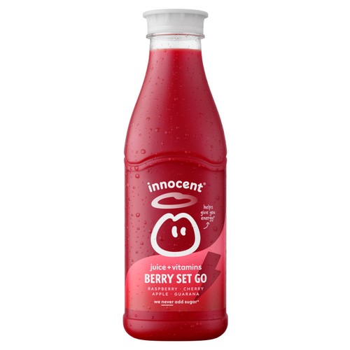 Innocent Plus Berry Set Go Raspberry & Cherry Juice With Vitamins ...