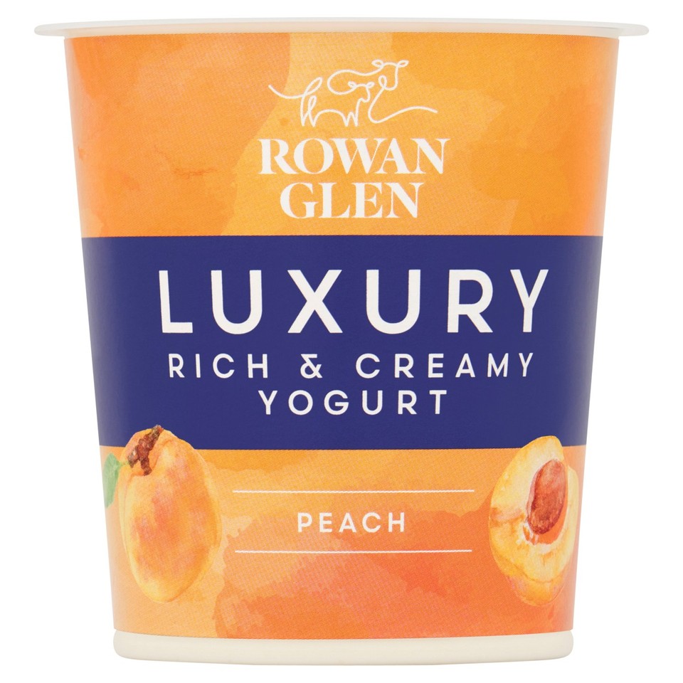 Rowan Glen Rich & Creamy Peach Yogurt - Morrisons Online Groceries & Offers