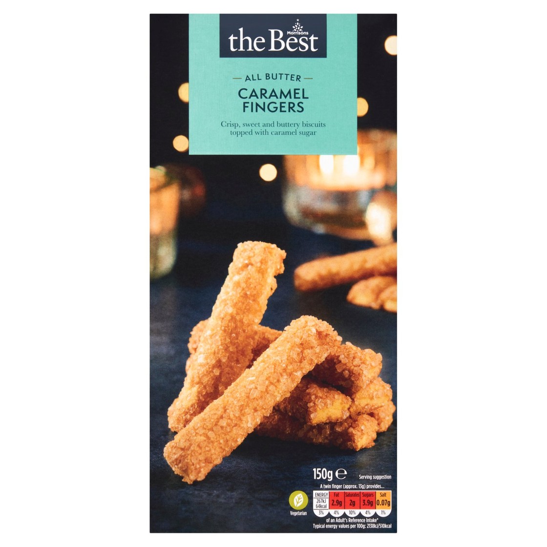 Morrisons The Best All Butter Caramel Fingers 150g - Morrisons Online ...