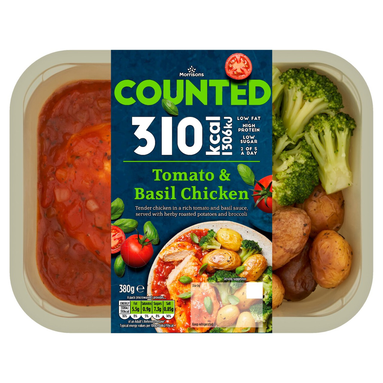 Morrisons Calorie Controlled Tomato & Basil Chicken - Morrisons Online ...