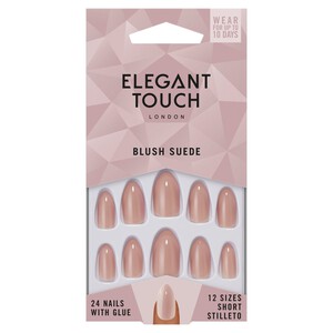Elegant Touch Nails With Glue - New Nude - Morrisons Online Groceries ...