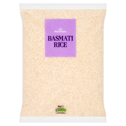 Morrisons Basmati Rice 4kg - Morrisons Online Groceries & Offers