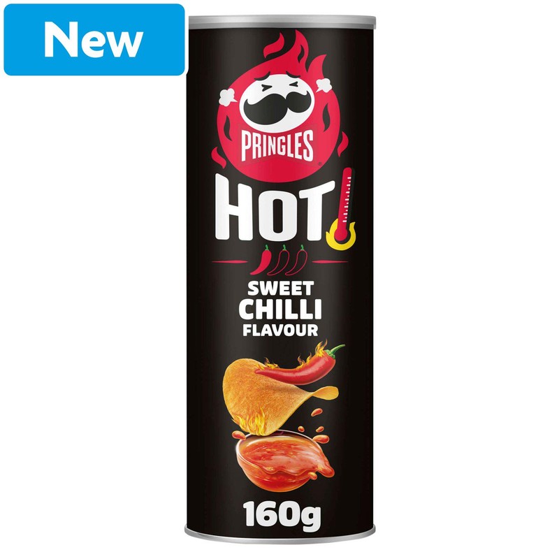 Pringles Hot Sweet Chilli Flavour 160g - Morrisons Online Groceries ...