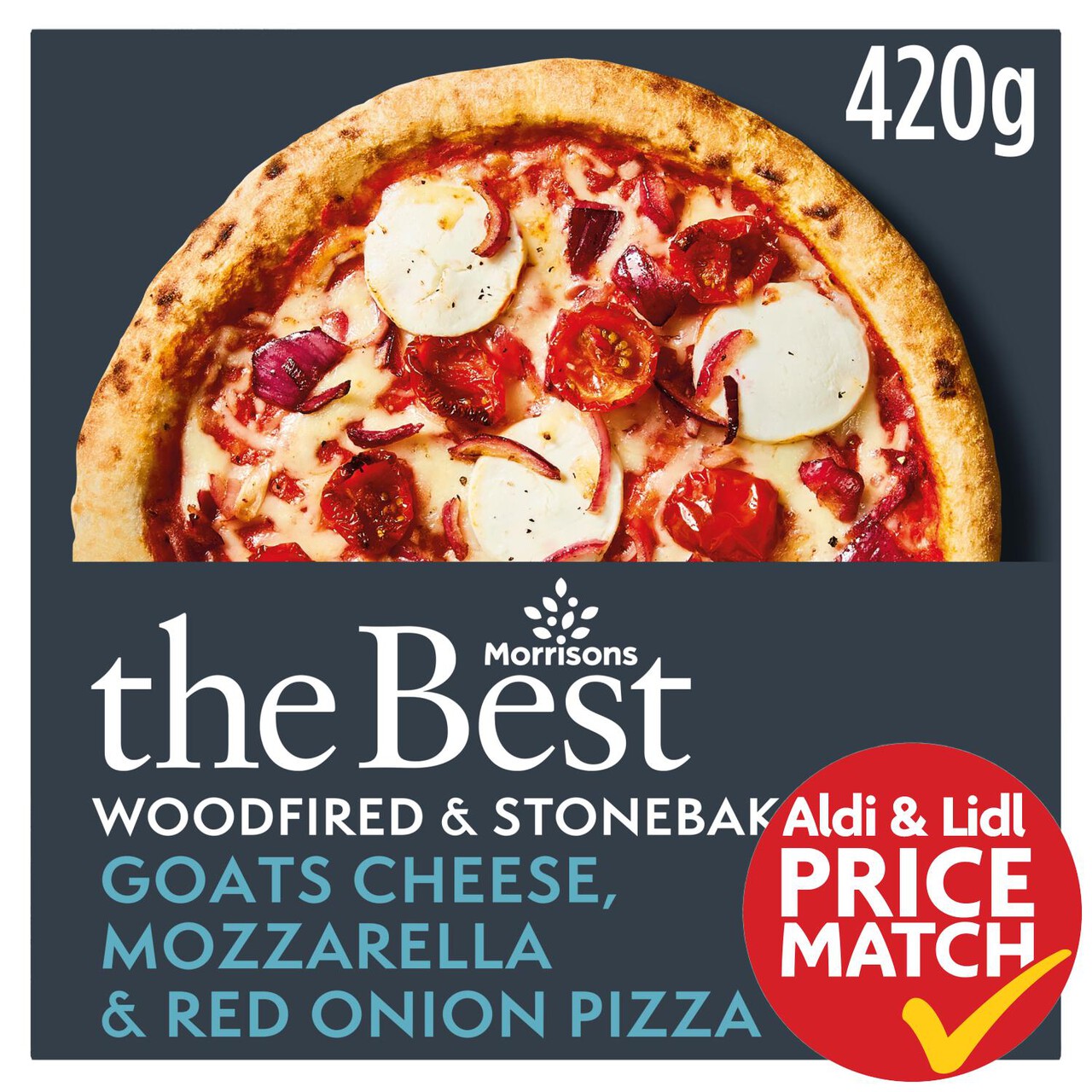 Morrisons The Best Goats Cheese & Onion Pizza - Morrisons Online ...