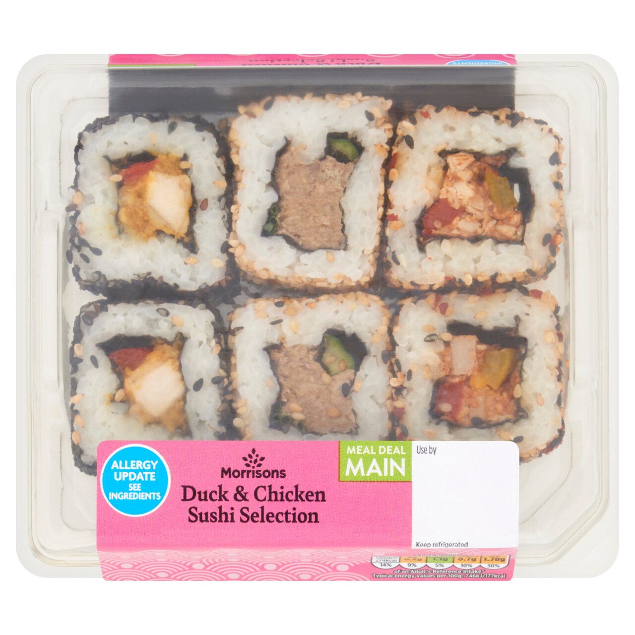 Morrisons Duck & Chicken Sushi Selection - Morrisons Online Groceries ...