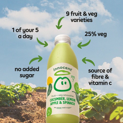 Innocent Cucumber, Lemon, Apple & Spinach Smoothie 750ml - Morrisons ...