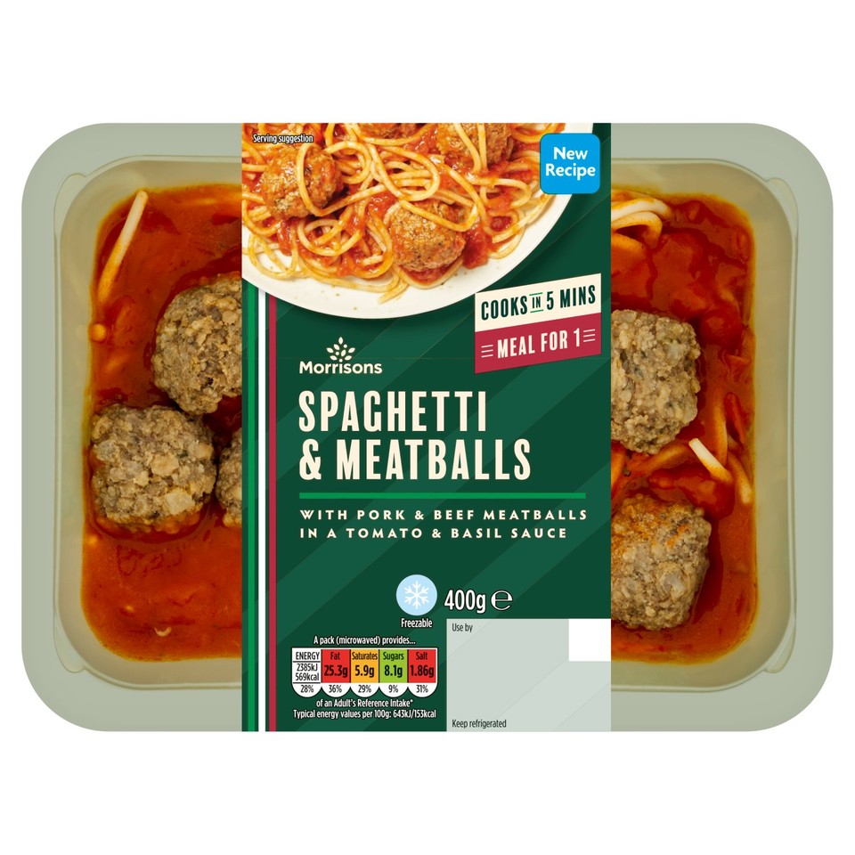 Morrisons Spaghetti & Meatballs - Morrisons Online Groceries & Offers