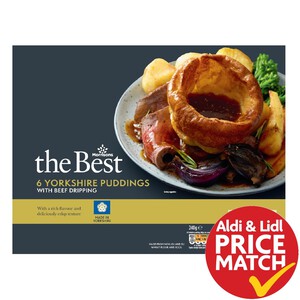 Morrisons The Best 6 Beef Dripping Yorkshire Puddings - Morrisons ...