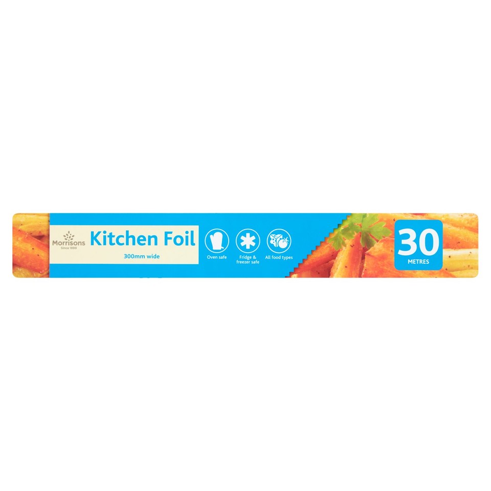 Morrisons Kitchen Foil 30m - Morrisons Online Groceries & Offers