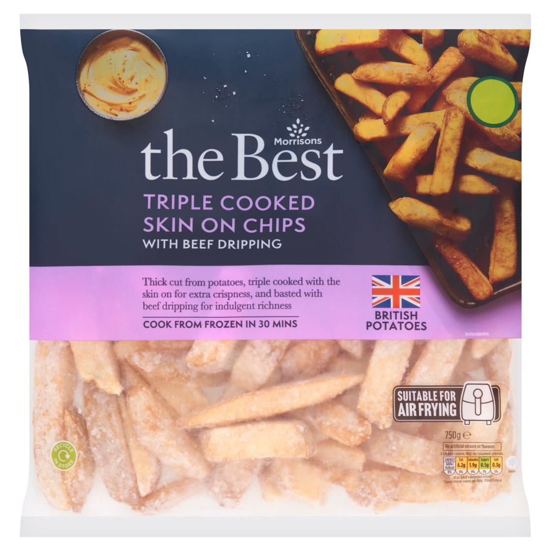 Morrisons The Best Triple Cooked Beef Dripping Chips - Morrisons Online ...