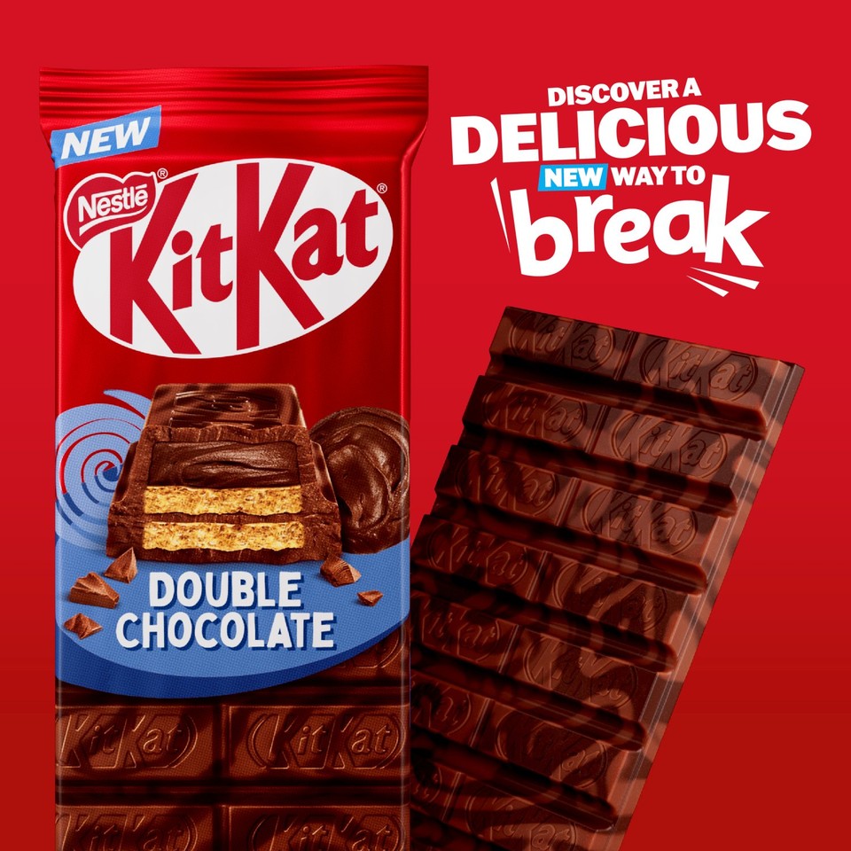 KitKat Double Chocolate Sharing Bar 99g - Morrisons Online Groceries ...