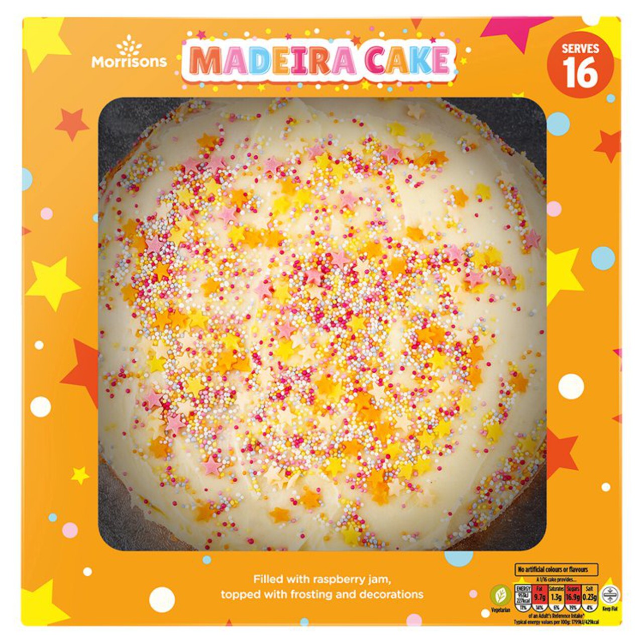 Morrisons Madeira Celebration Cake - Morrisons Online Groceries & Offers