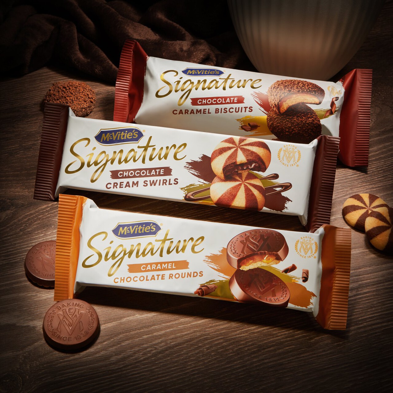 McVitie's Signature Caramel Chocolate Rounds - Morrisons Online ...