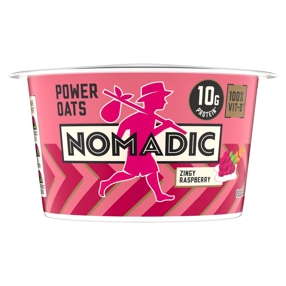 Nomadic Power Oats Yogurt Raspberry - Morrisons Online Groceries & Offers