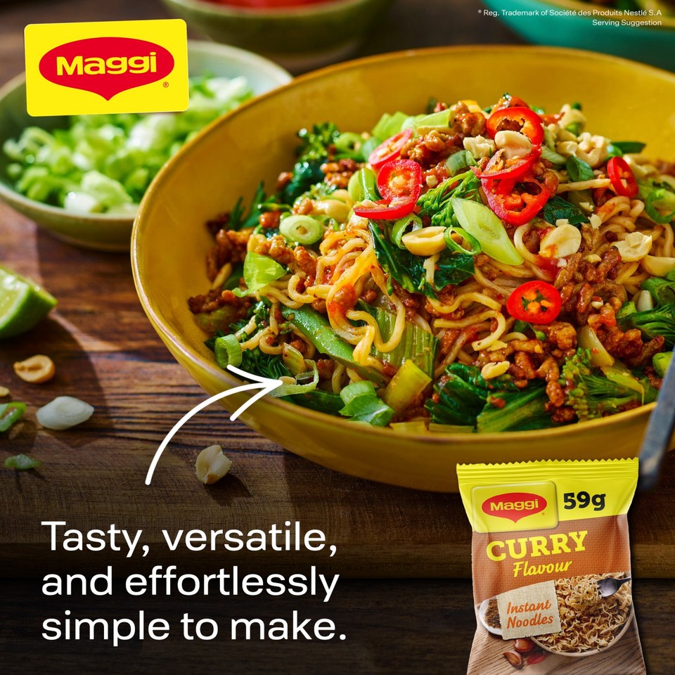 Maggi Min Instant Noodles Curry Flavour - Morrisons Online Groceries ...