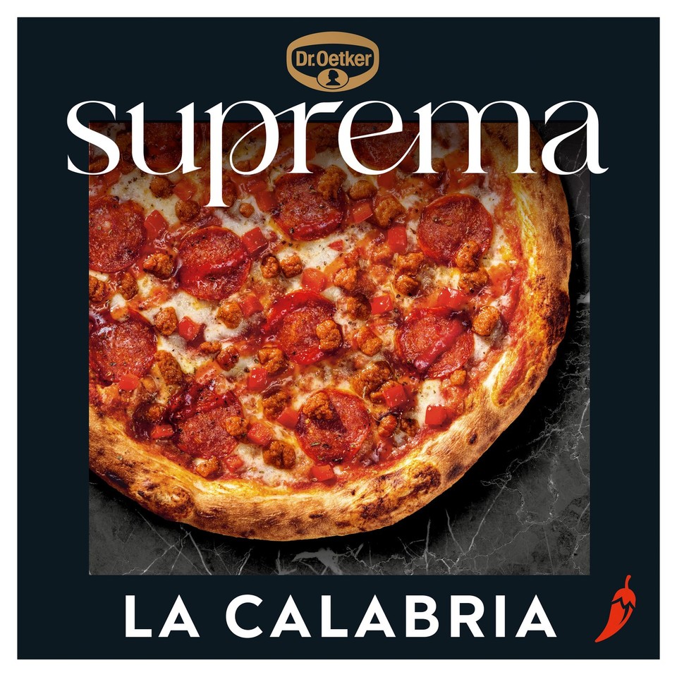Dr. Oetker Suprema La Calabria Salami & Nduja Sausage Sourdough Pizza ...