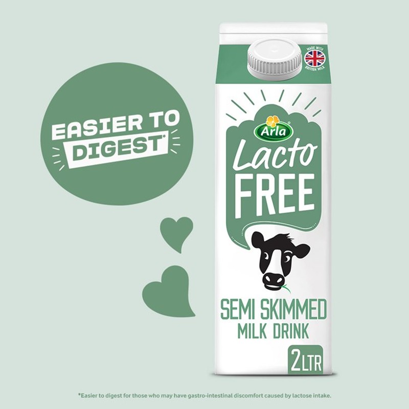 Arla LactoFREE Semi Skimmed Milk Drink - Morrisons Online Groceries ...