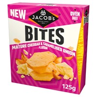 Jacob's Bites Mature Cheddar & Onion Crackers - Morrisons Online ...
