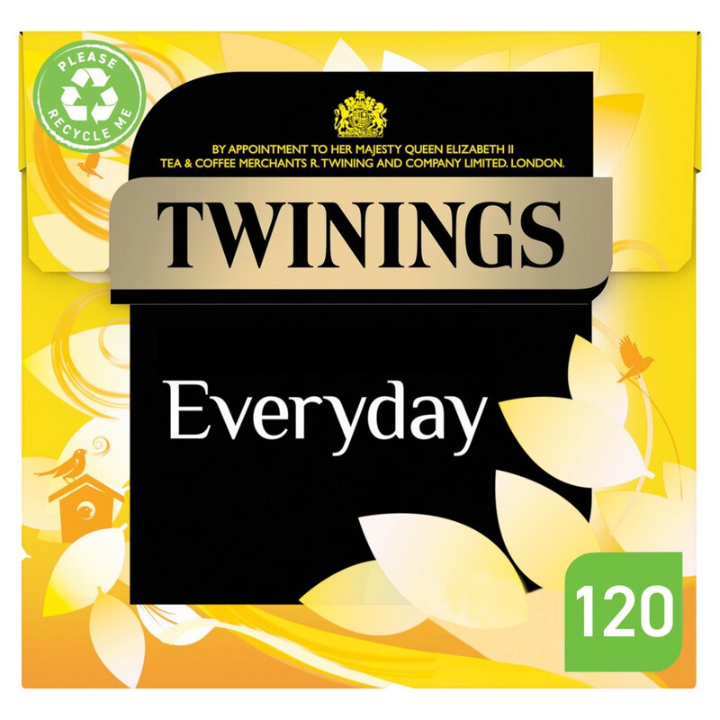 Twinings Everyday Tea 120 Tea Bags - Morrisons Online Groceries & Offers