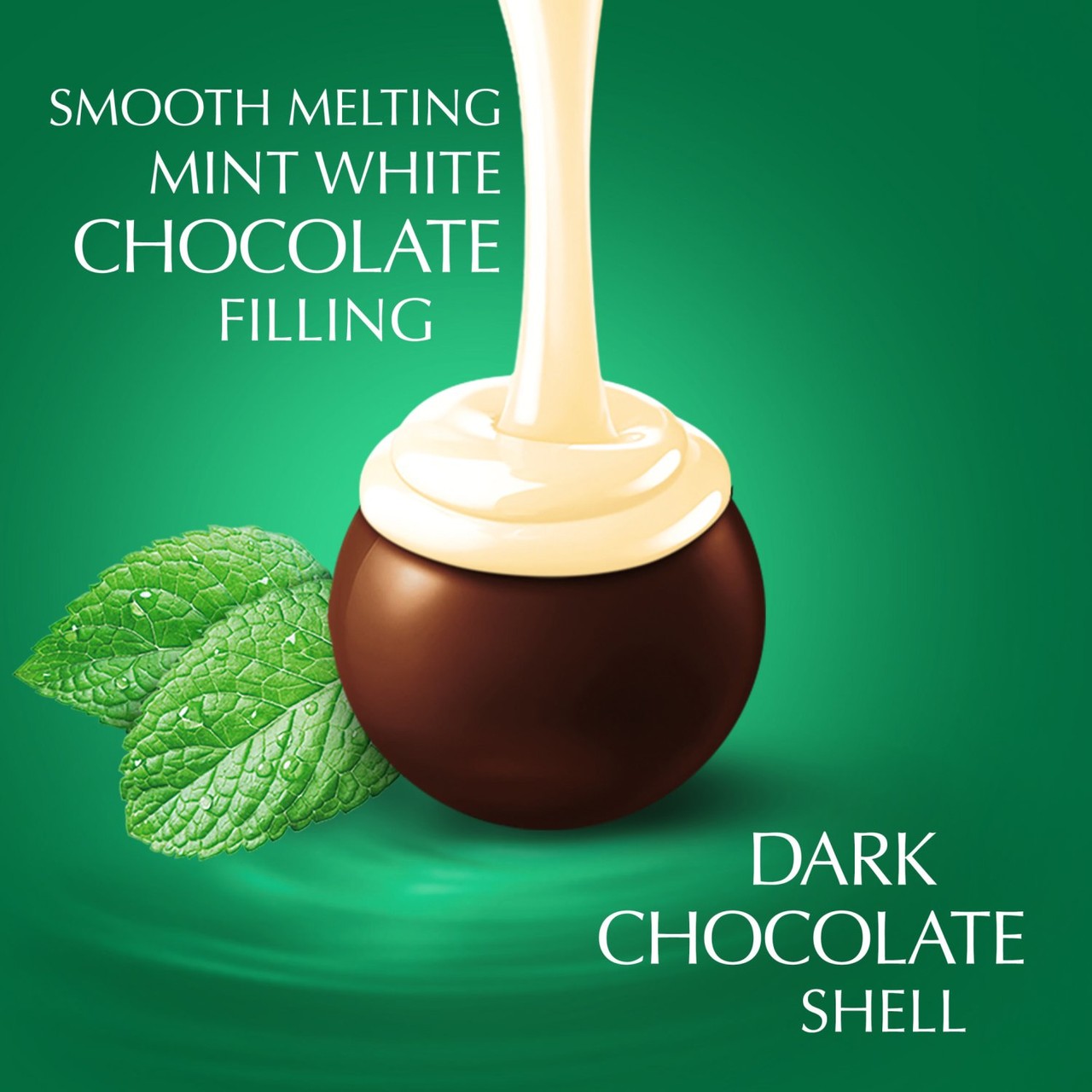 Lindt Lindor Dark Mint Chocolate Truffles Box 200g - Morrisons Online ...