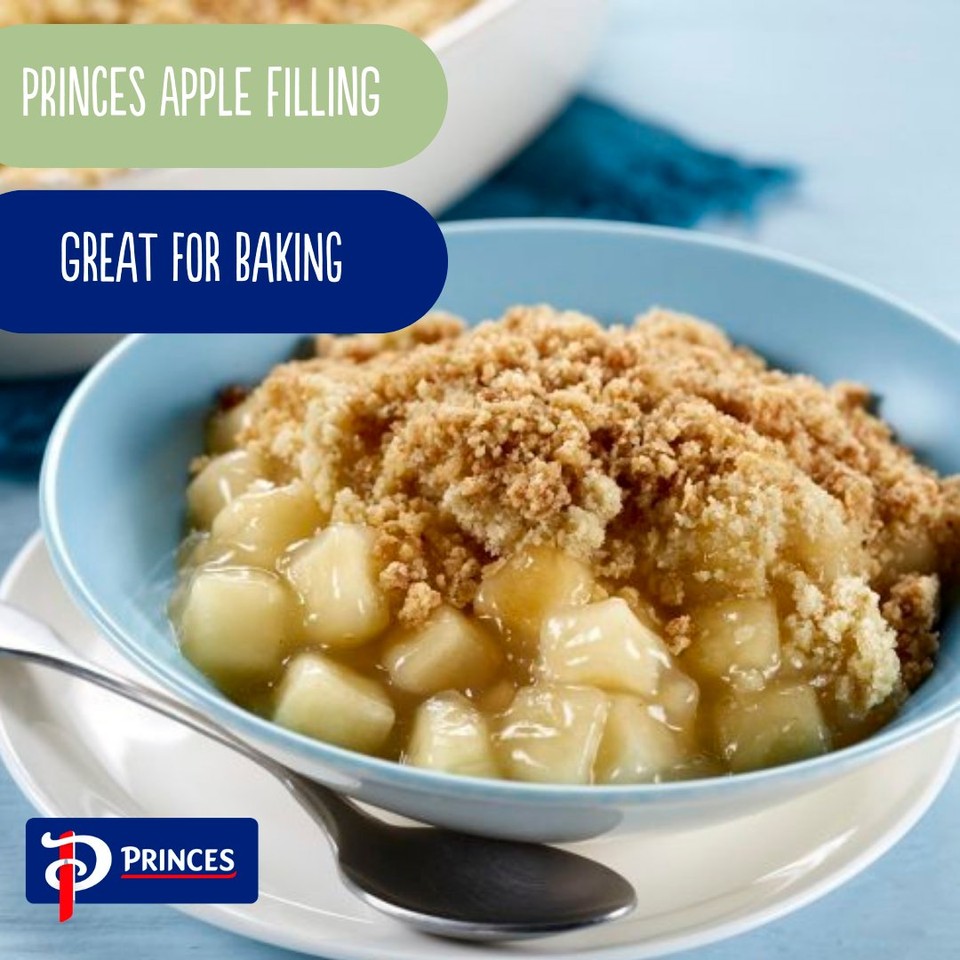Princes Fruit Filling Apple (395g) - Morrisons Online Groceries & Offers