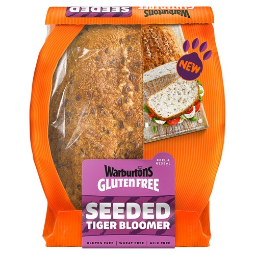 Warburtons Gluten Free Seeded Tiger Bloomer 400g - Morrisons Online ...