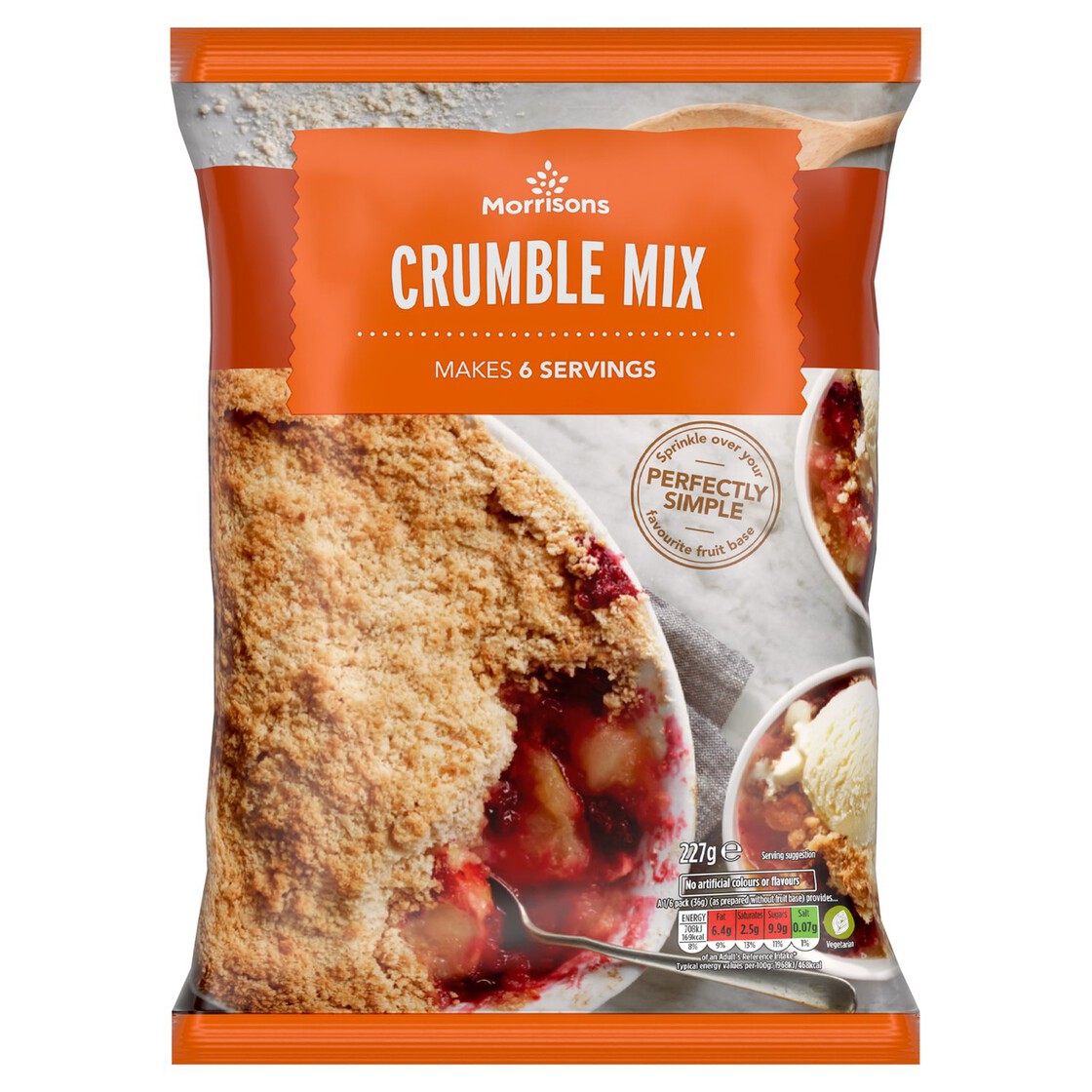 Morrisons Crumble Topping Mix - Morrisons Online Groceries & Offers
