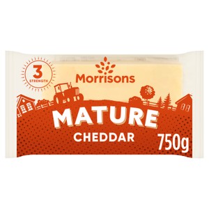 Morrisons Mature Cheddar 750g - Morrisons Online Groceries & Offers