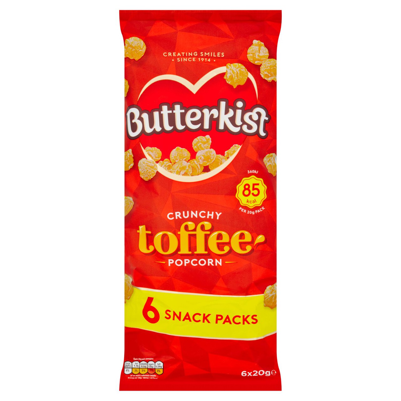 Butterkist Crunchy Toffee Popcorn - Morrisons Online Groceries & Offers