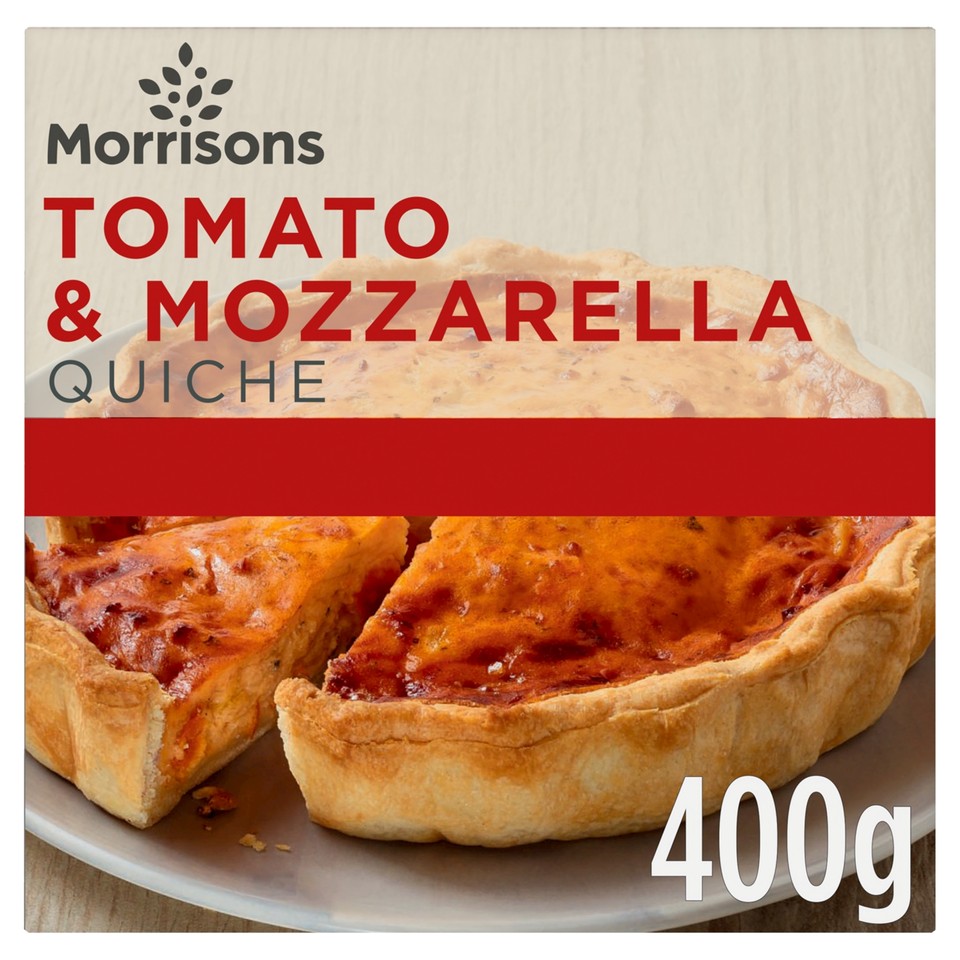 Morrisons Tomato & Mozzarella Quiche - Morrisons Online Groceries & Offers