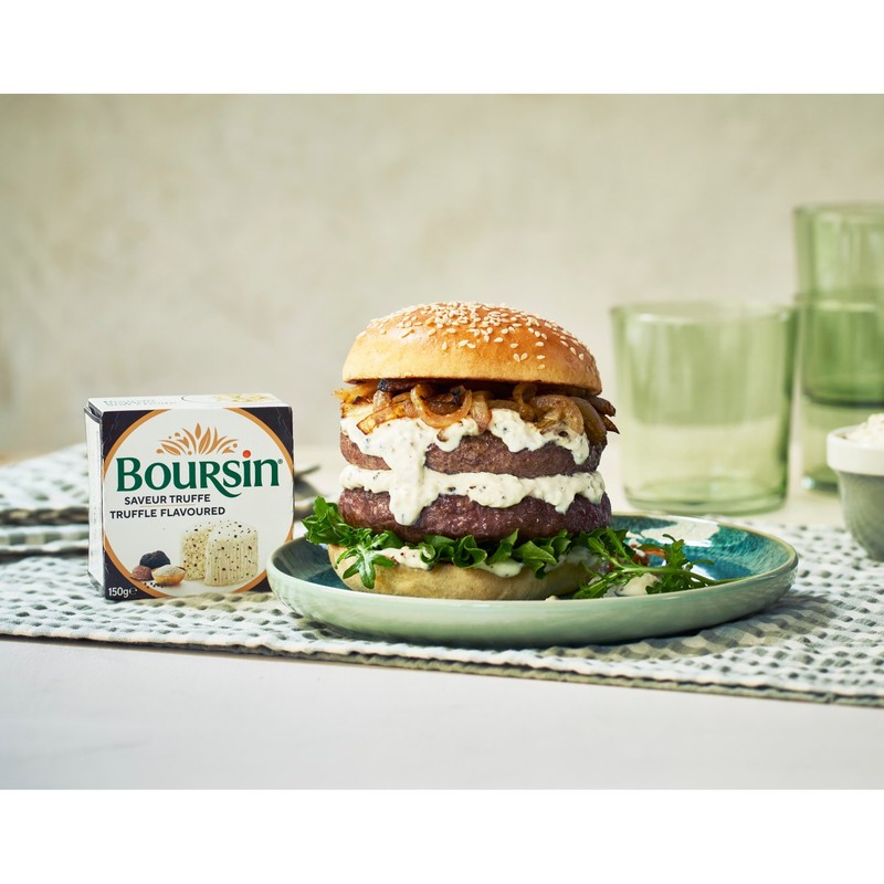 Boursin Truffle Flavoured Soft French Cream Cheese - Morrisons Online ...