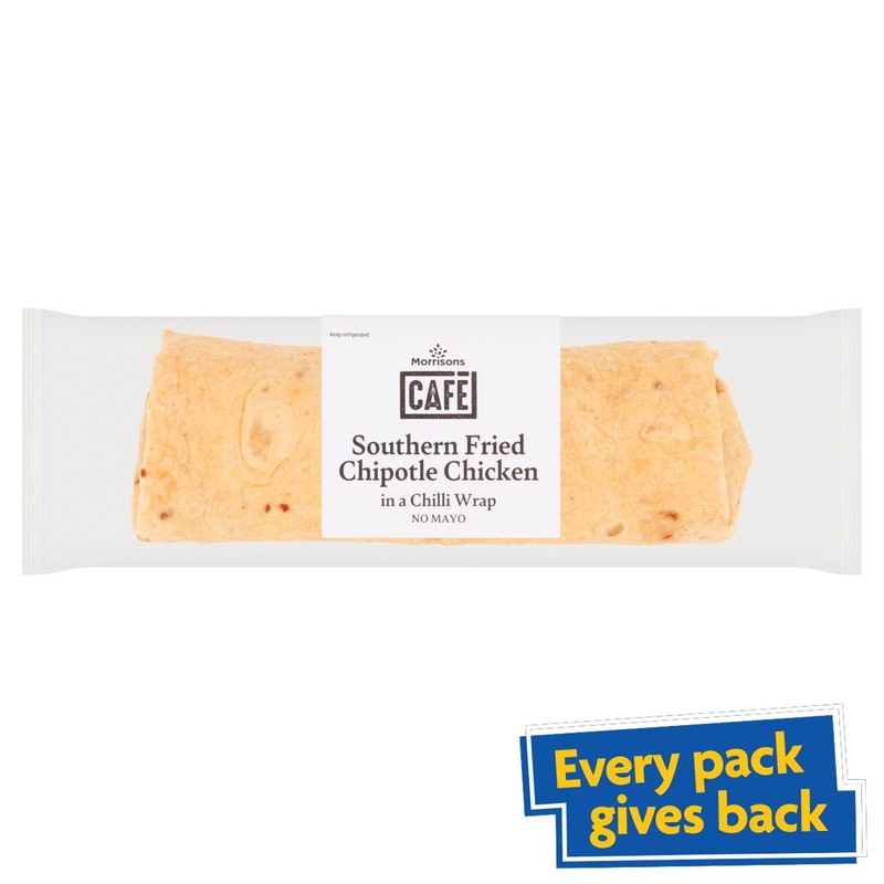 Morrisons Southern Fried Chicken Wrap - Morrisons Online Groceries & Offers