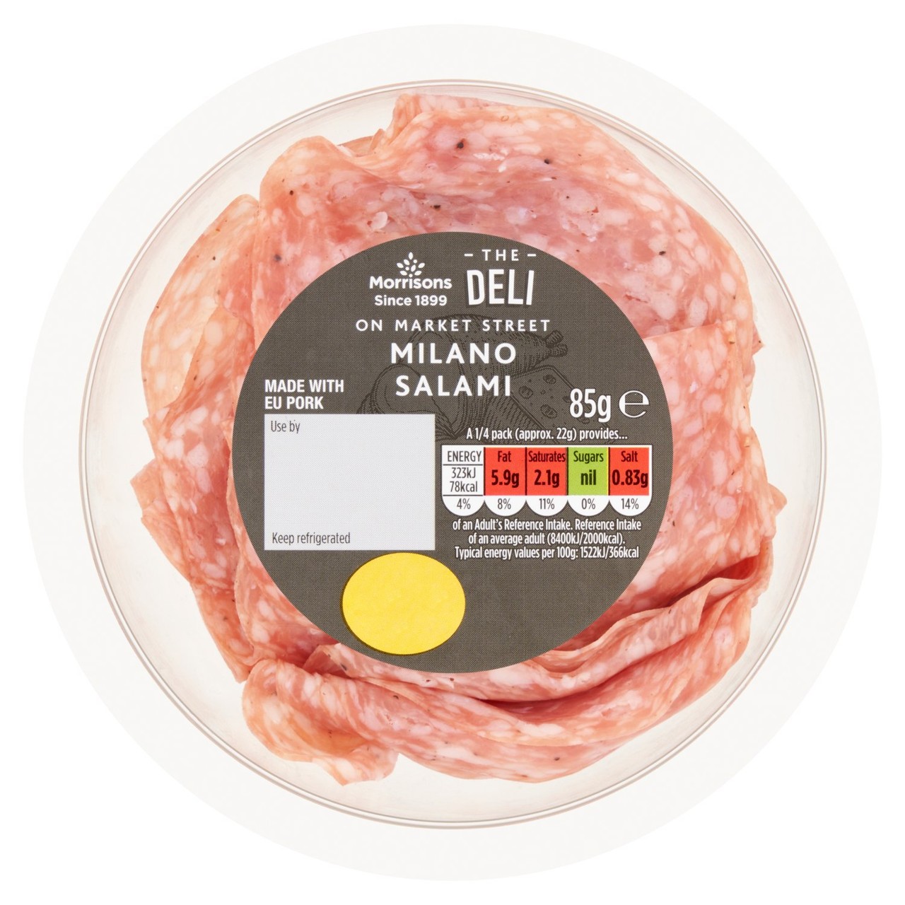Market Street Deli Milano Salami - Morrisons Online Groceries & Offers