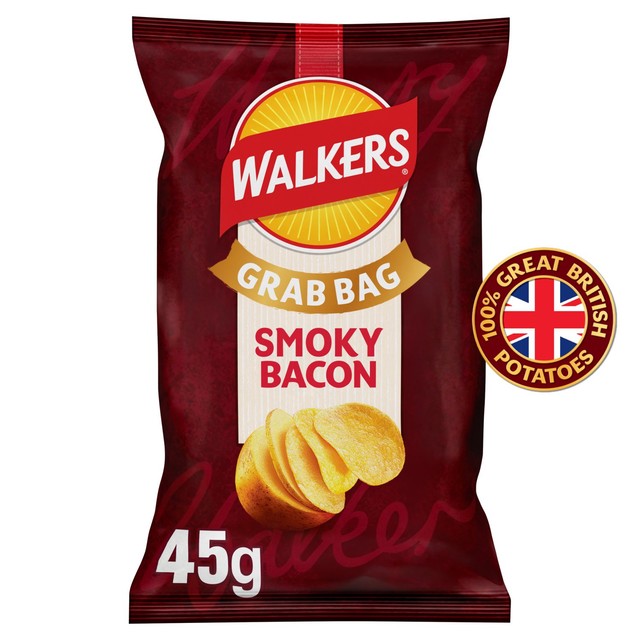 Walkers Crisps Smoky Bacon 45g - Morrisons Online Groceries & Offers