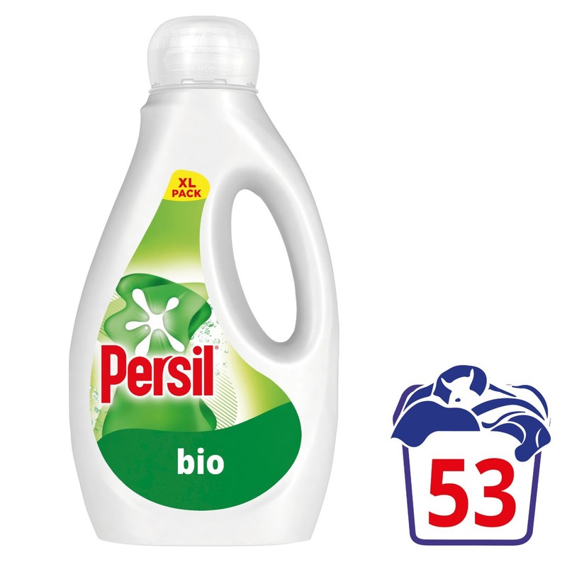 Persil Bio Liquid Laundry Washing Detergent 53 Washes - Morrisons ...
