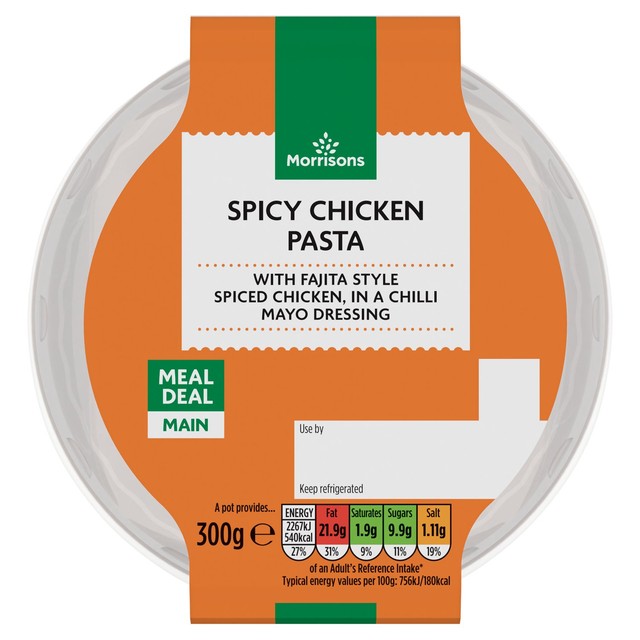 Morrisons Spicy Chicken Pasta Pot - Morrisons Online Groceries & Offers